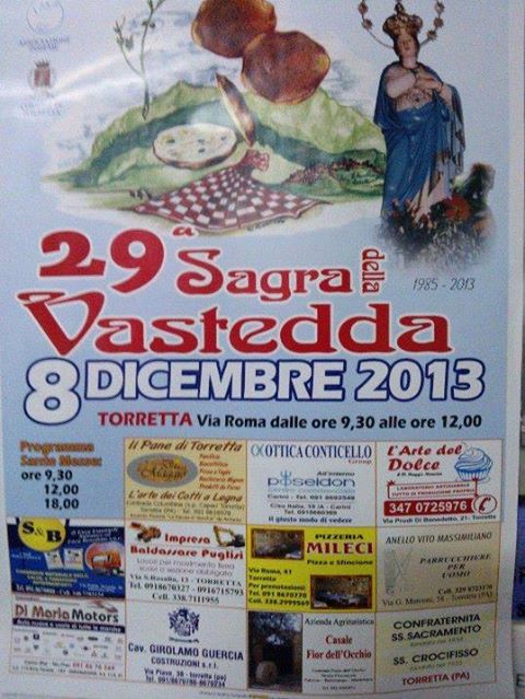 Torretta (PA) - Domenica 08 dicembre 29esima Sagra della Vastedda ...