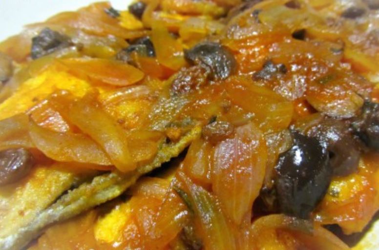 Pesce spatola in cipollata agrodolce, ricetta saporita - Siciliafan