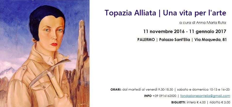 Mostre: a Palermo da novembre a gennaio prima retrospettiva su Topazia ...