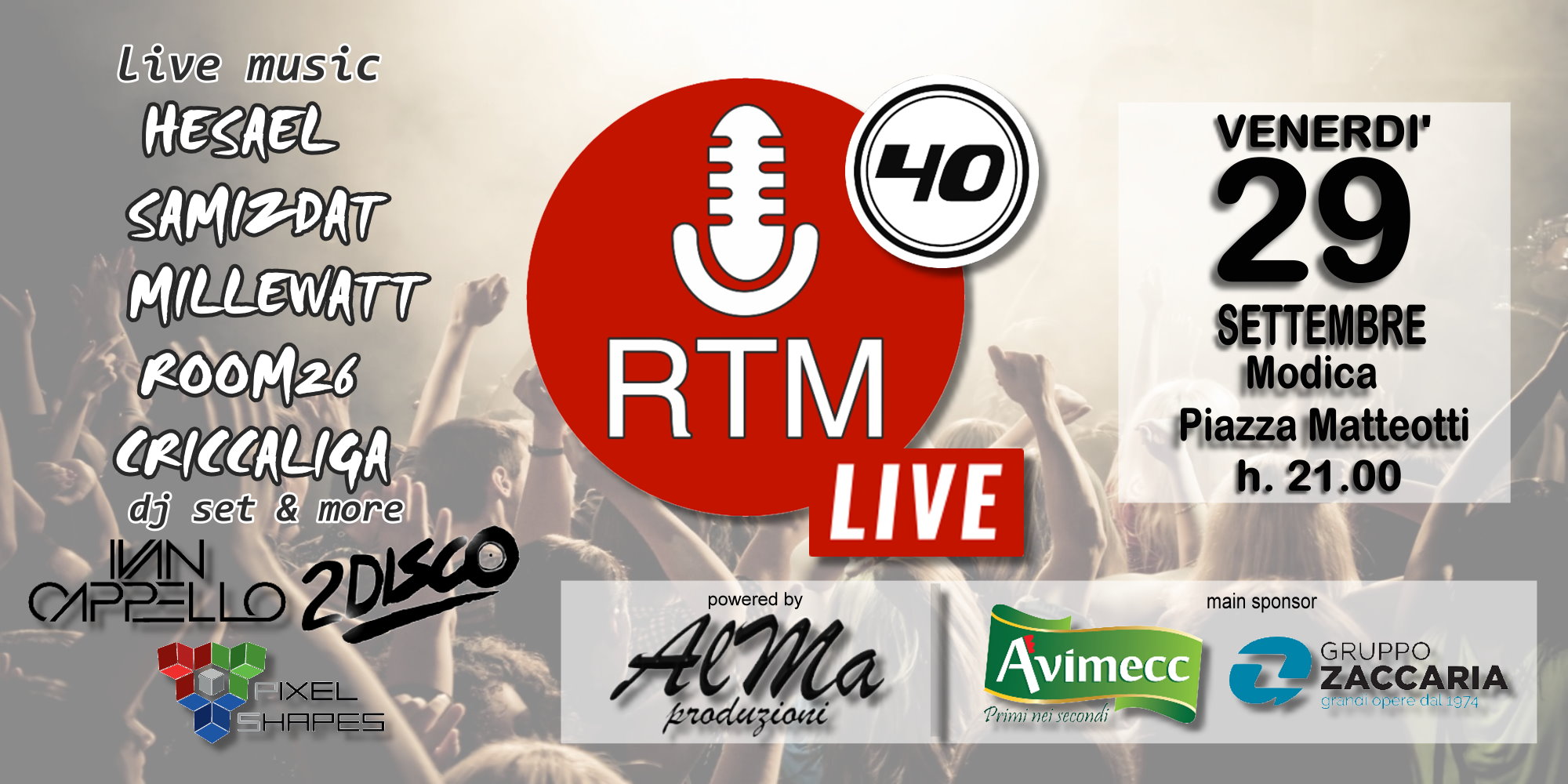 Radio Rtm Modica festeggia 40 anni di trasmissioni - Siciliafan