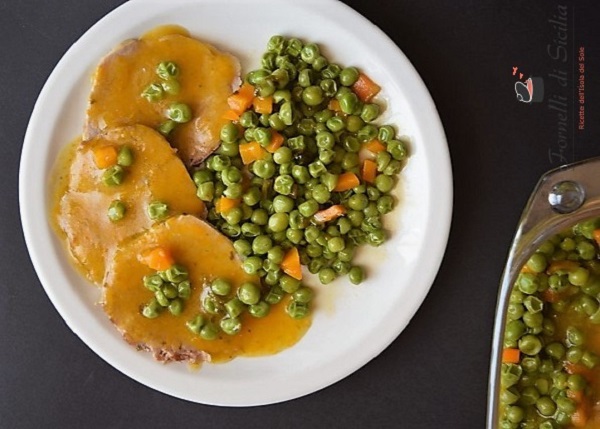 Lacerto aggrassato con piselli: la ricetta siciliana - Siciliafan