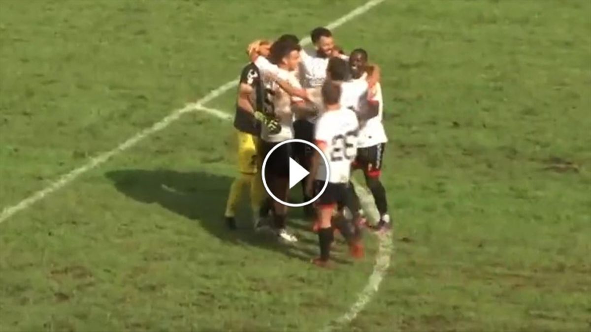Serie C, portiere del Messina fa gol! (VIDEO)