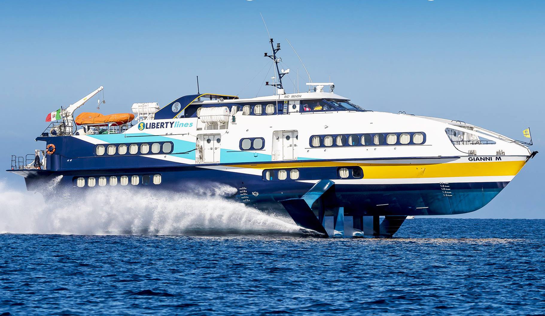 A Liberty Lines i collegamenti in aliscafo con le isole minori