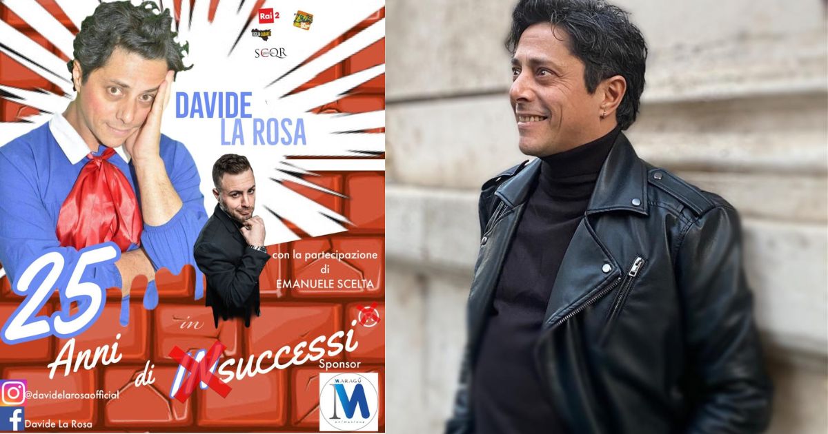A Palermo '25 anni di InSuccessi', lo spettacolo di Davide La Rosa