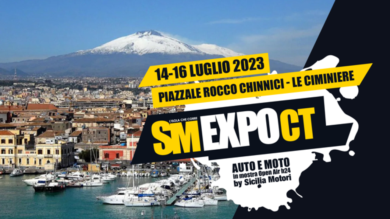 A Catania c'è l'SM Expo, esposizione di auto e moto 'open air'