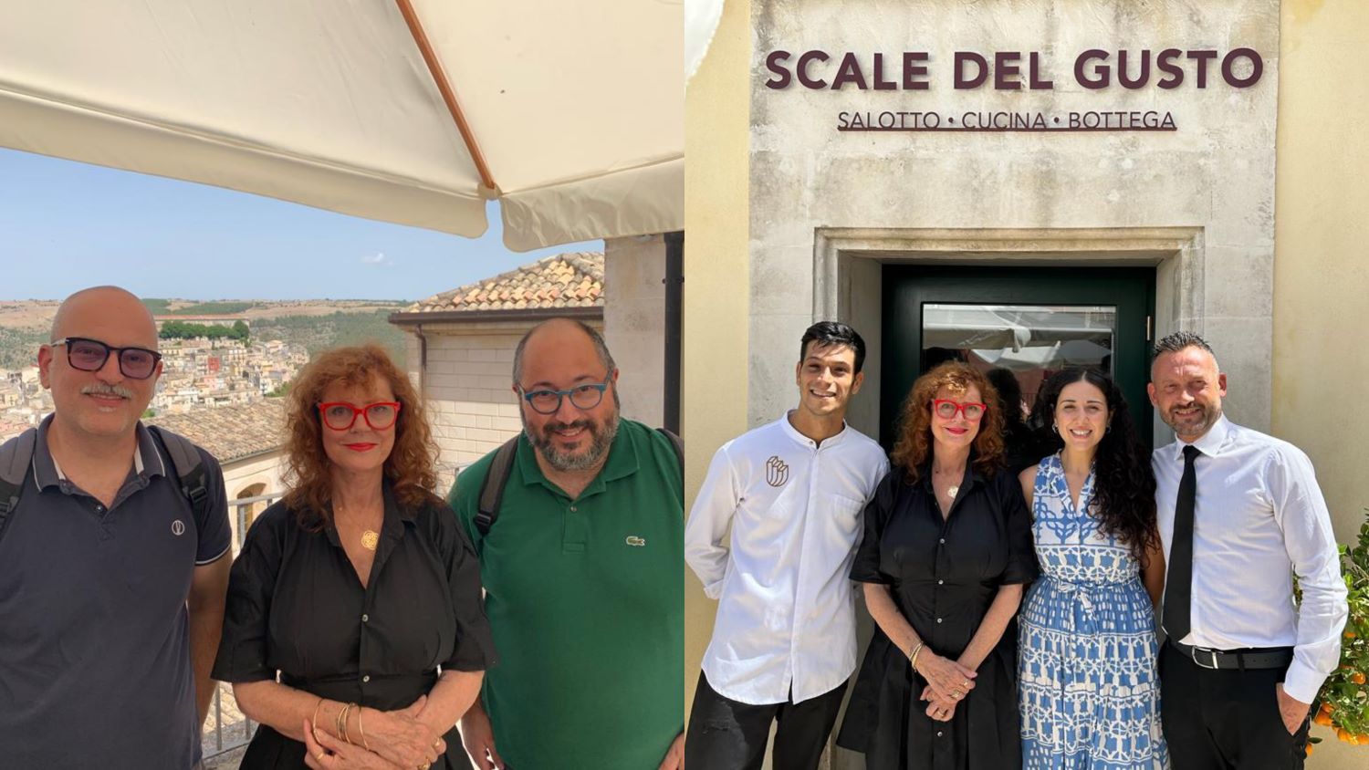 Susan Sarandon a Ragusa, le eccellenze della cucina locale conquistano ...