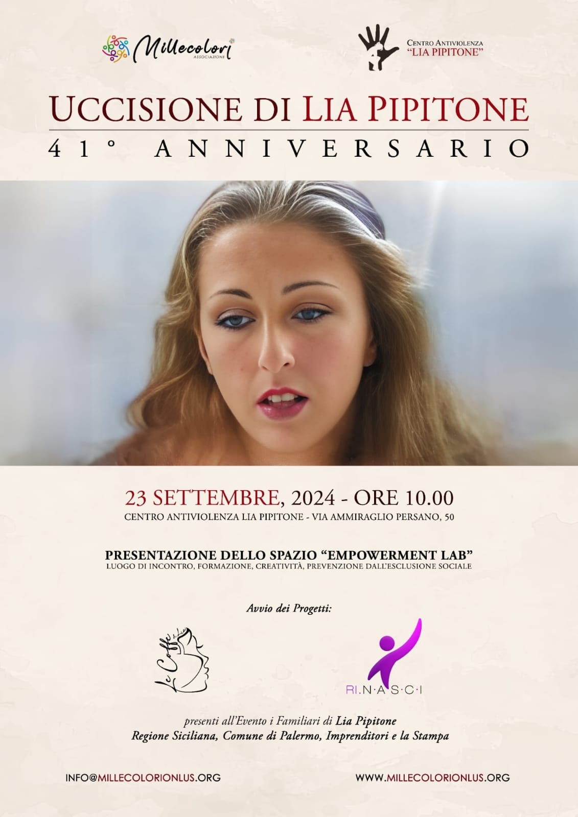 41 anni fa l’omicidio di Lia Pipitone: a Palermo uno spazio per le ...