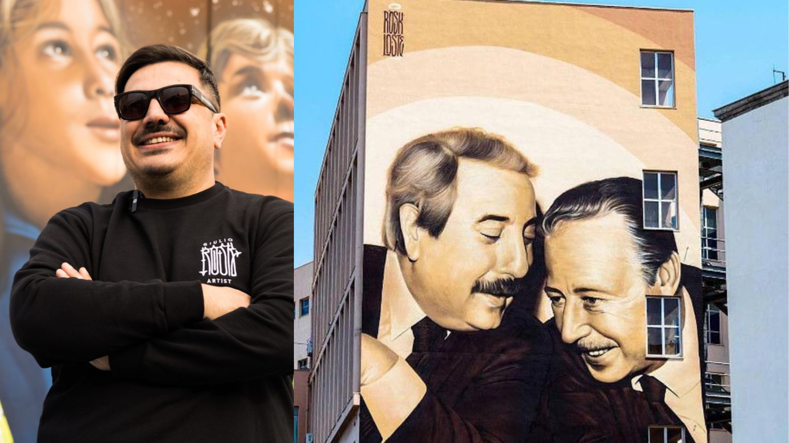 Giulio Rosk, lo street artist siciliano che fa sognare il mondo con i ...