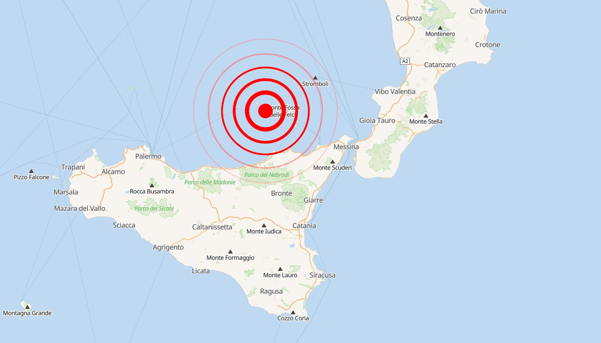 Scossa di magnitudo 4.8 tra le Eolie: lo sciame sismico continua
