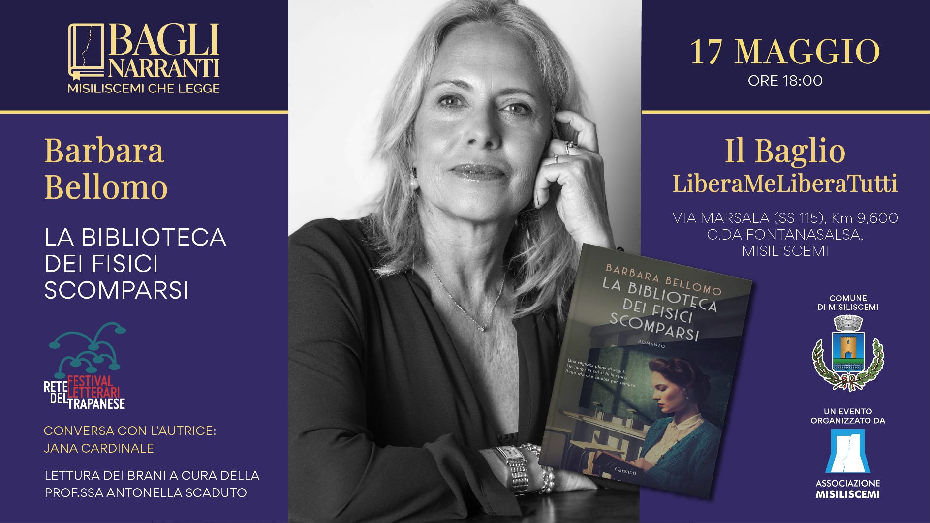 "Bagli Narranti", Barbara Bellomo presenta "La biblioteca dei fisici ...