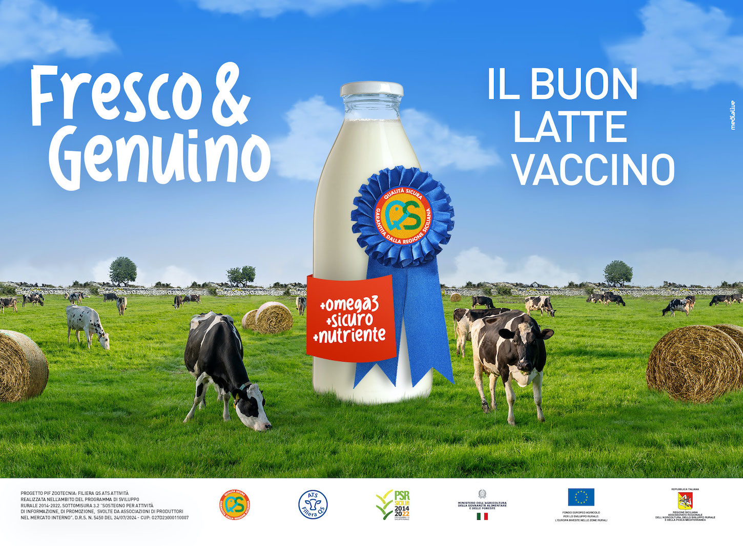 Dal campo alla tavola: con il marchio “QS” il latte siciliano è davvero di Qualità Sicura ...